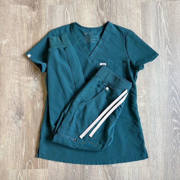 Figs | Pants & Jumpsuits | Figs Set Caribbean Blue | Poshmark